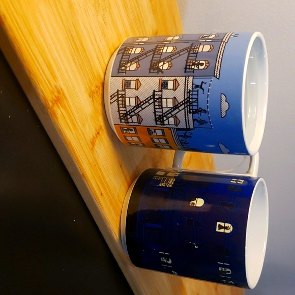 Kitchen | Yes Studio Heat Changing Stacking Ceramic Mugs New York City | Poshmark